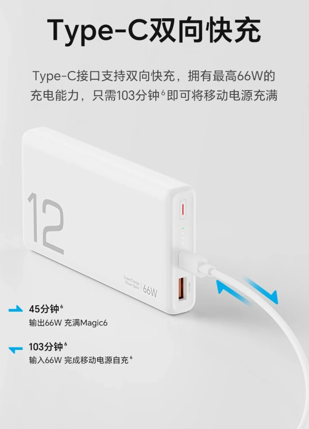 荣耀亲选 JOWAY 66W 超级快充移动电源，最大20000mAh，起售179元_移动电源_什么值得买
